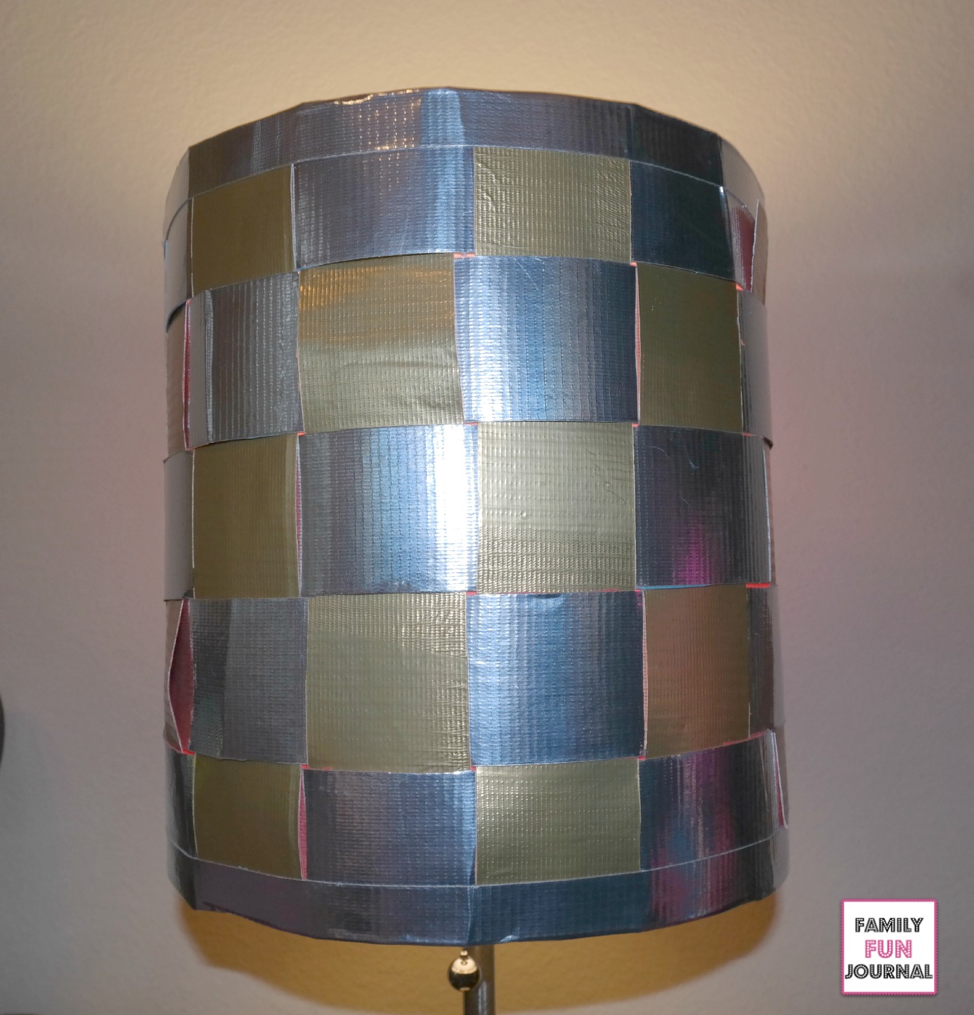 Duct Tape DIY Lampshade