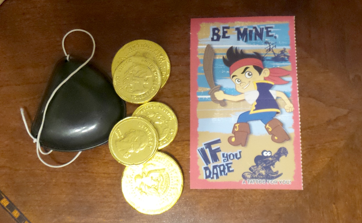 Jake And The Neverland Pirates Treasure Chest Valentine - Family Fun ...